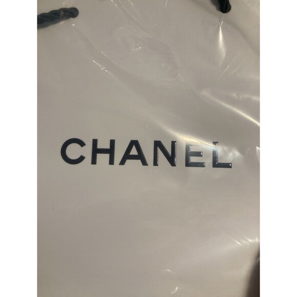CHANEL | Bags | Chanel White Classic Paper Shopping Bag New Empty X 8x ...